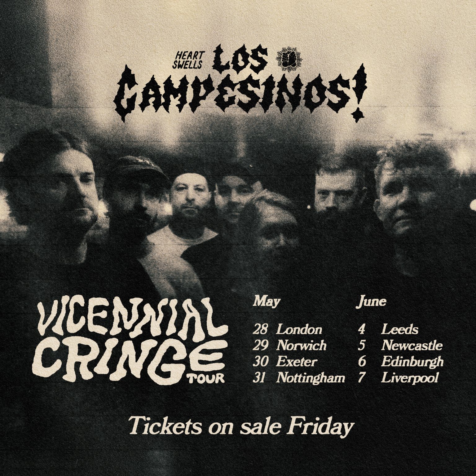 🎂 Vicennial Cringe Tour 2026 - Los Campesinos!